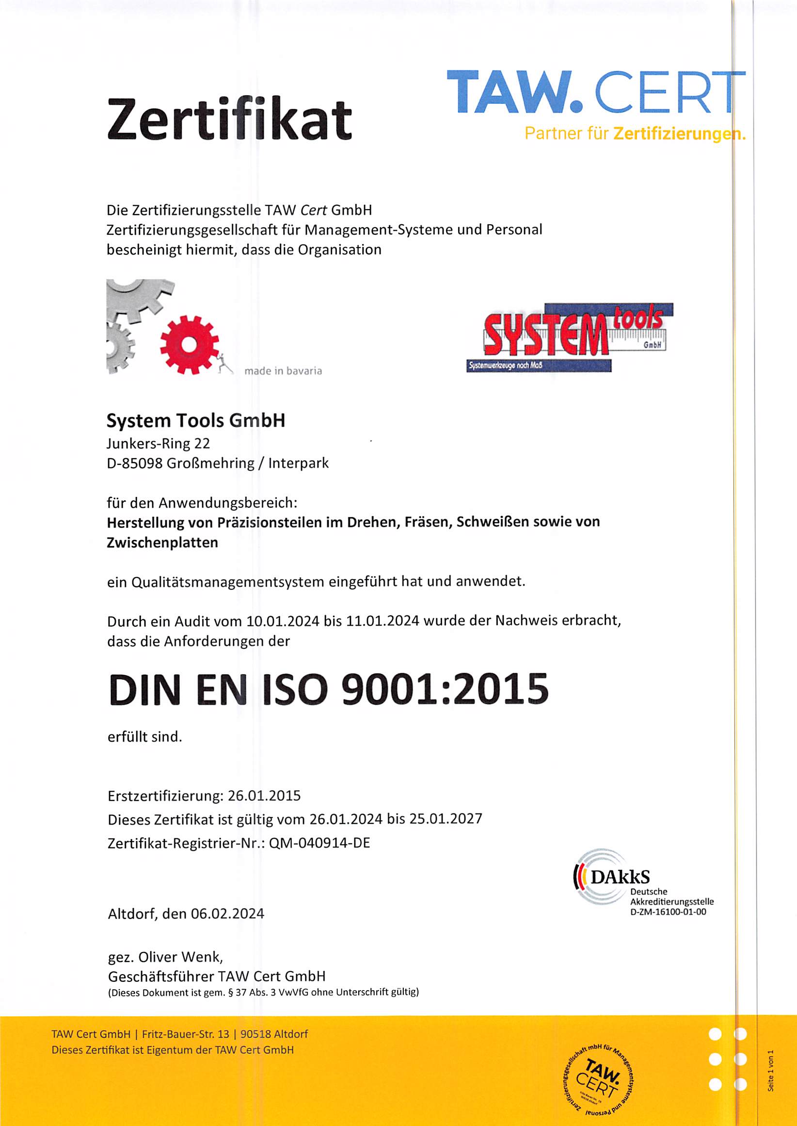 Unternehmen - System Tools GmbH